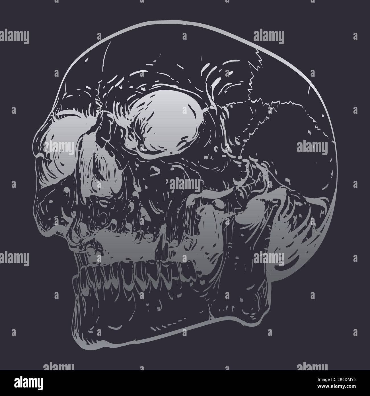 Skull and bones vector Stock Vector Image & Art - Alamy