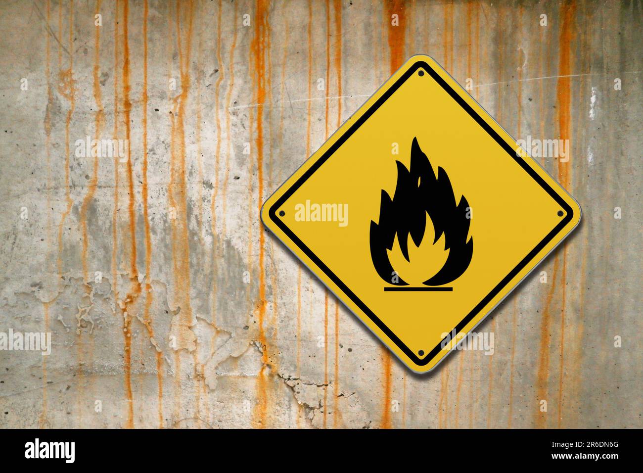 Diamond-shaped sign with yellow background and black border with a ...