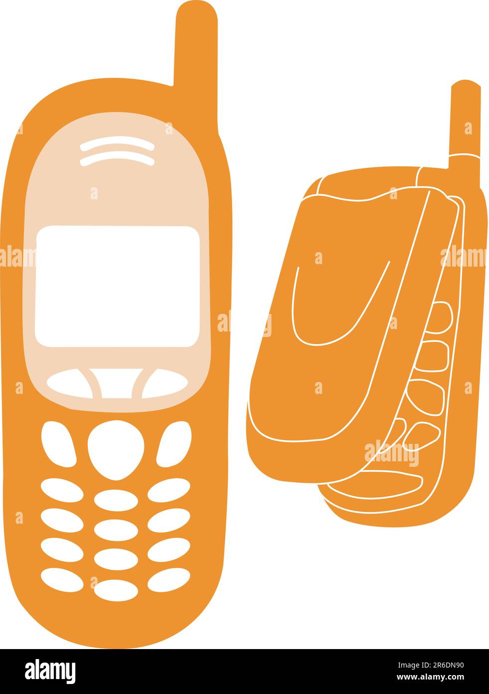 Mobile phones - vector Stock Vector Image & Art - Alamy