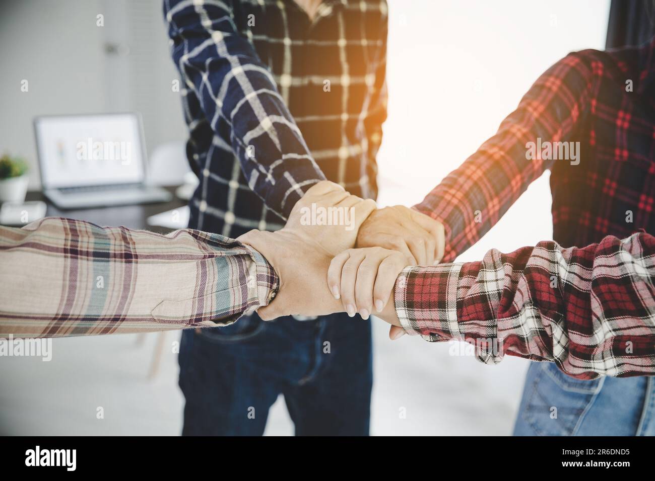 Hand palms together hi-res stock photography and images - Alamy