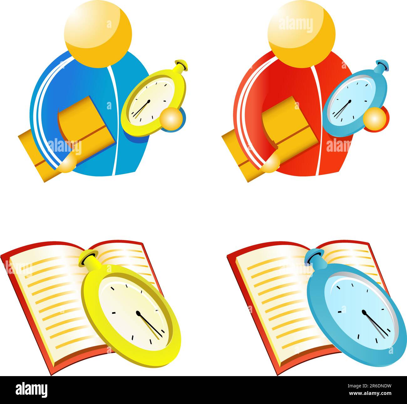 Coach with stopwatch Stock Vector Image & Art - Alamy