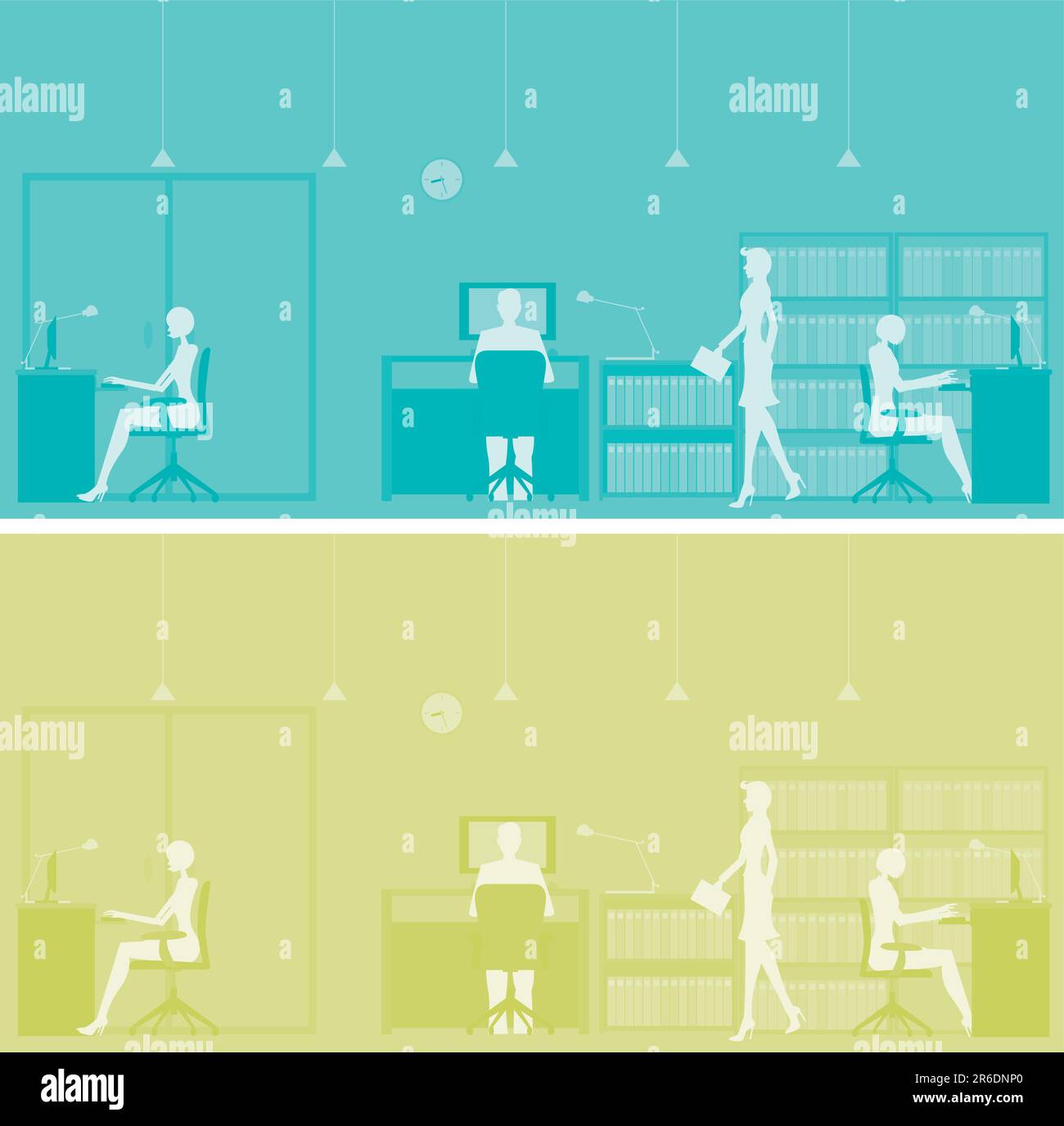 office pattern design background Stock Vector Image & Art - Alamy