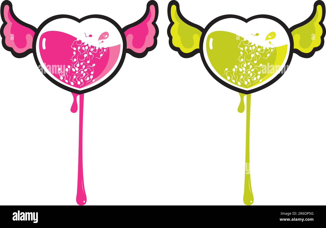 Design with heart Stock Vector Images - Alamy