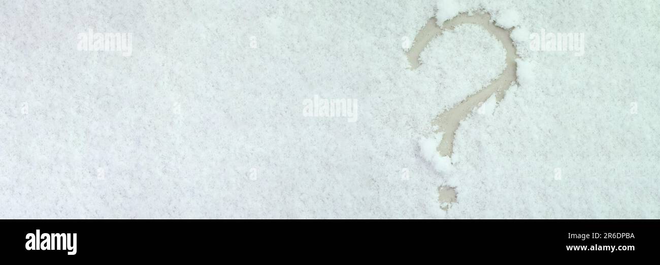 Frozen question mark hi-res stock photography and images - Alamy