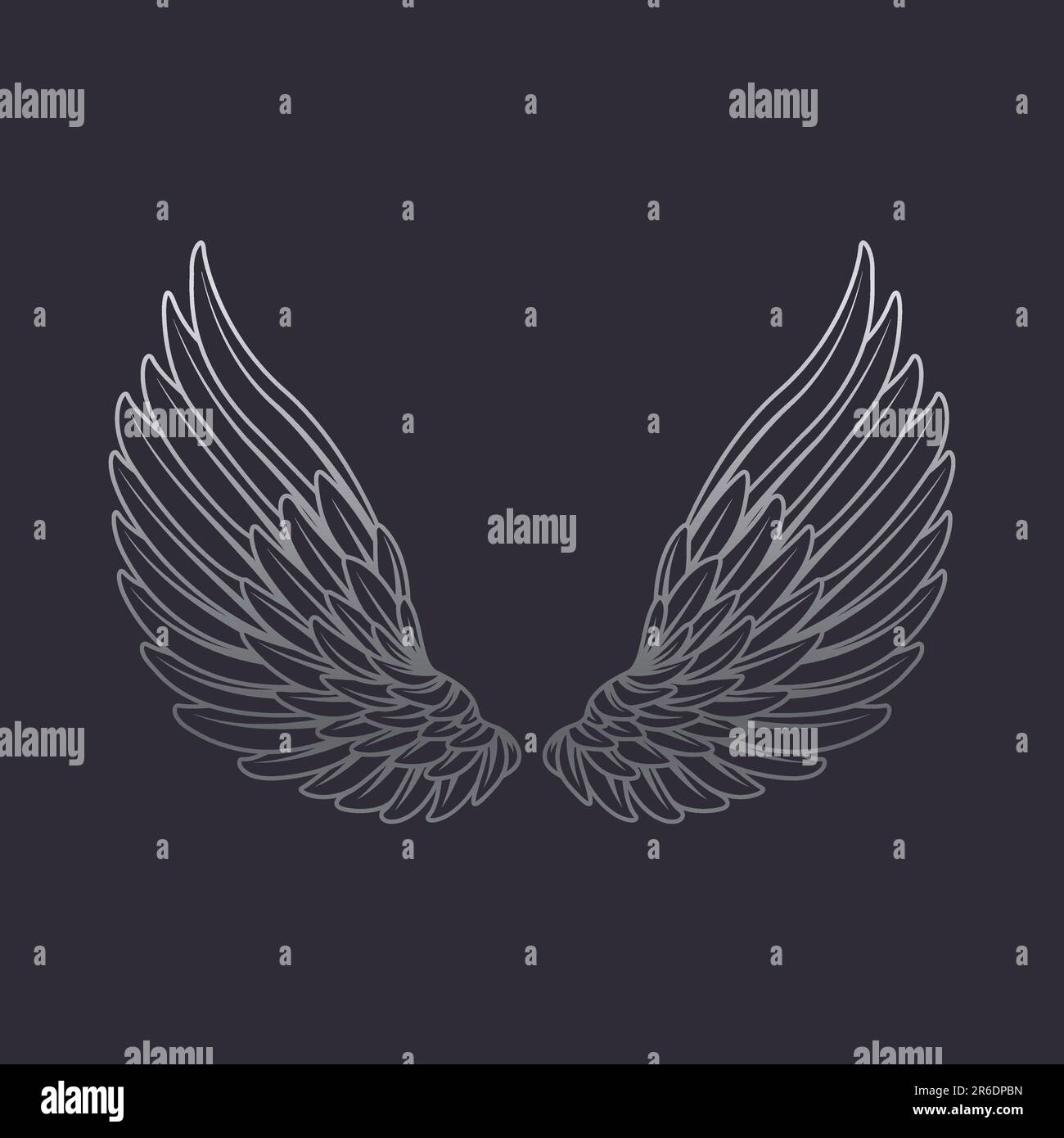 Angel wings vector Stock Vector Image & Art - Alamy