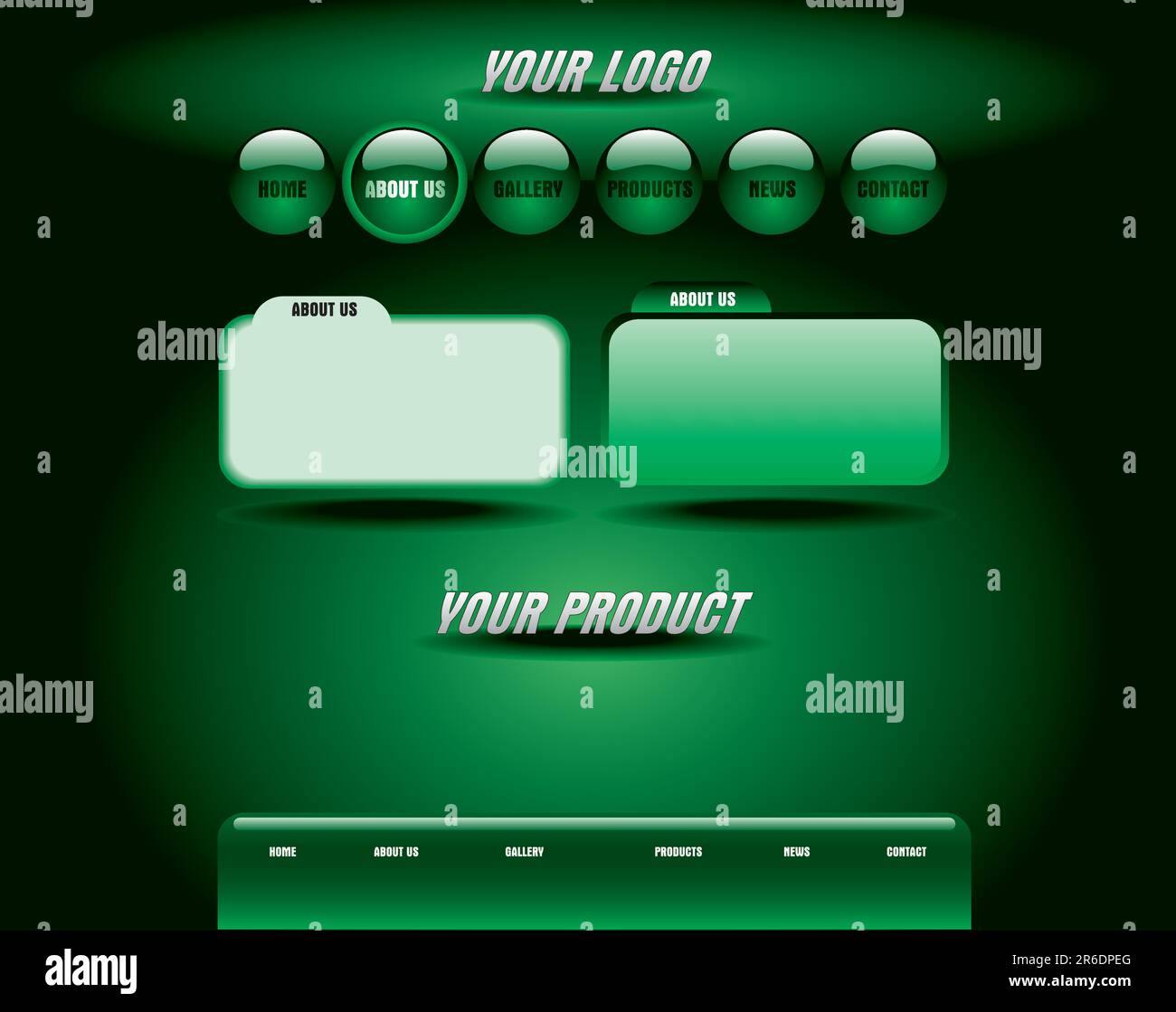 Green computer tech Stock Vector Images - Alamy