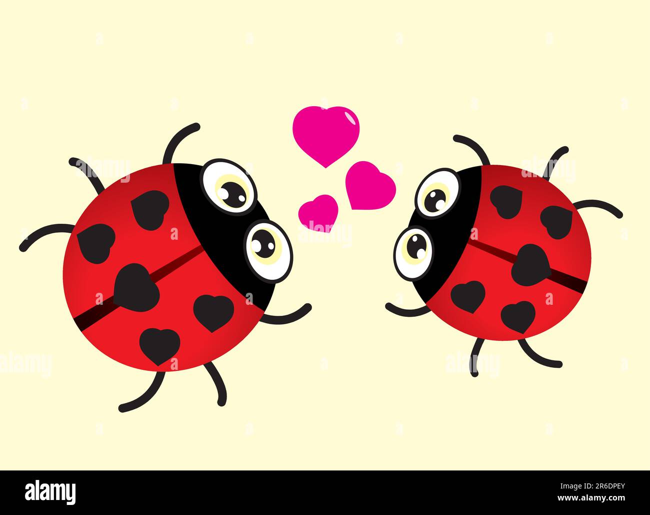 Vector illustration of a ladybug Love Stock Vector Image & Art - Alamy
