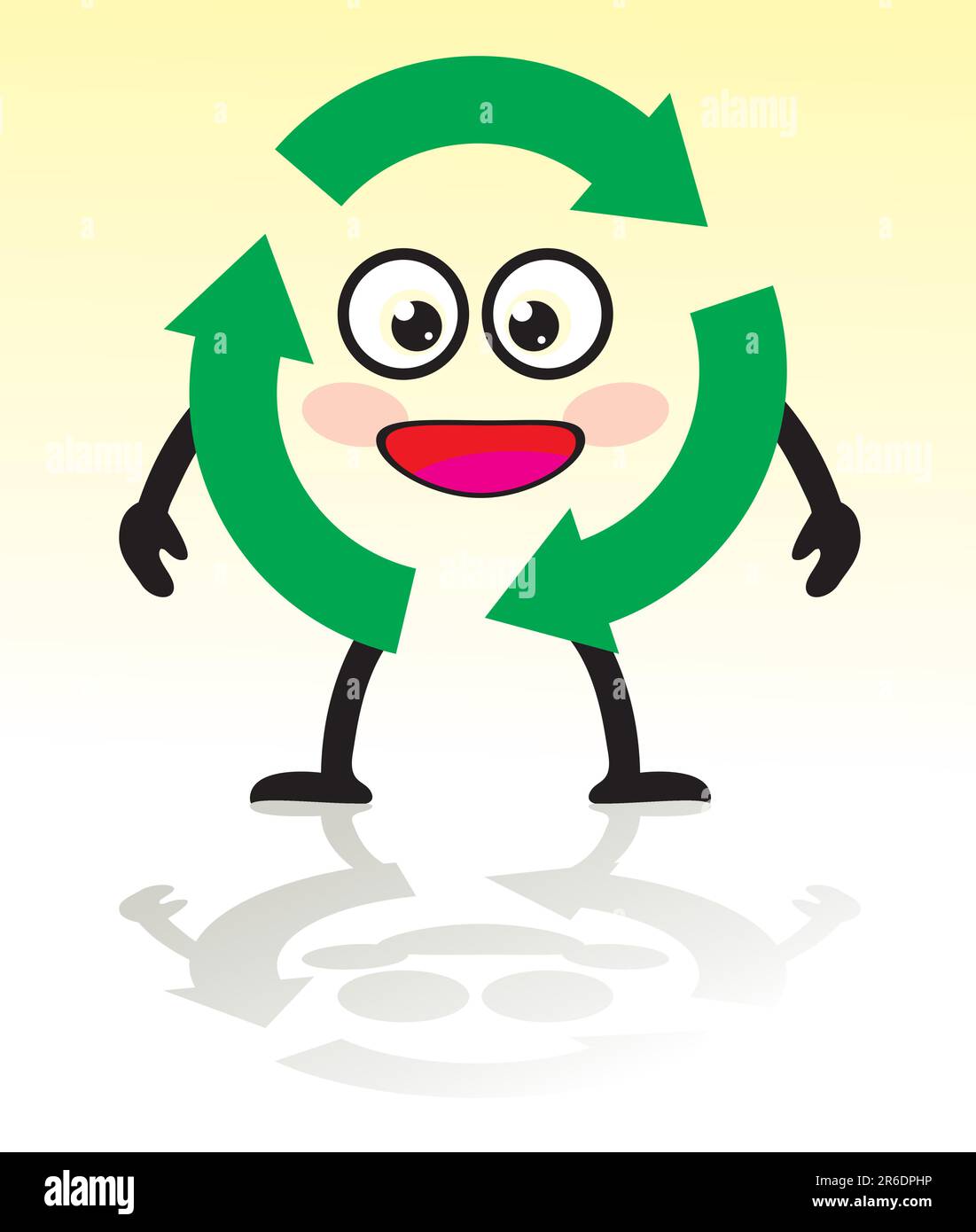 cute cartoon Recycle symbols Stock Vector Image & Art - Alamy