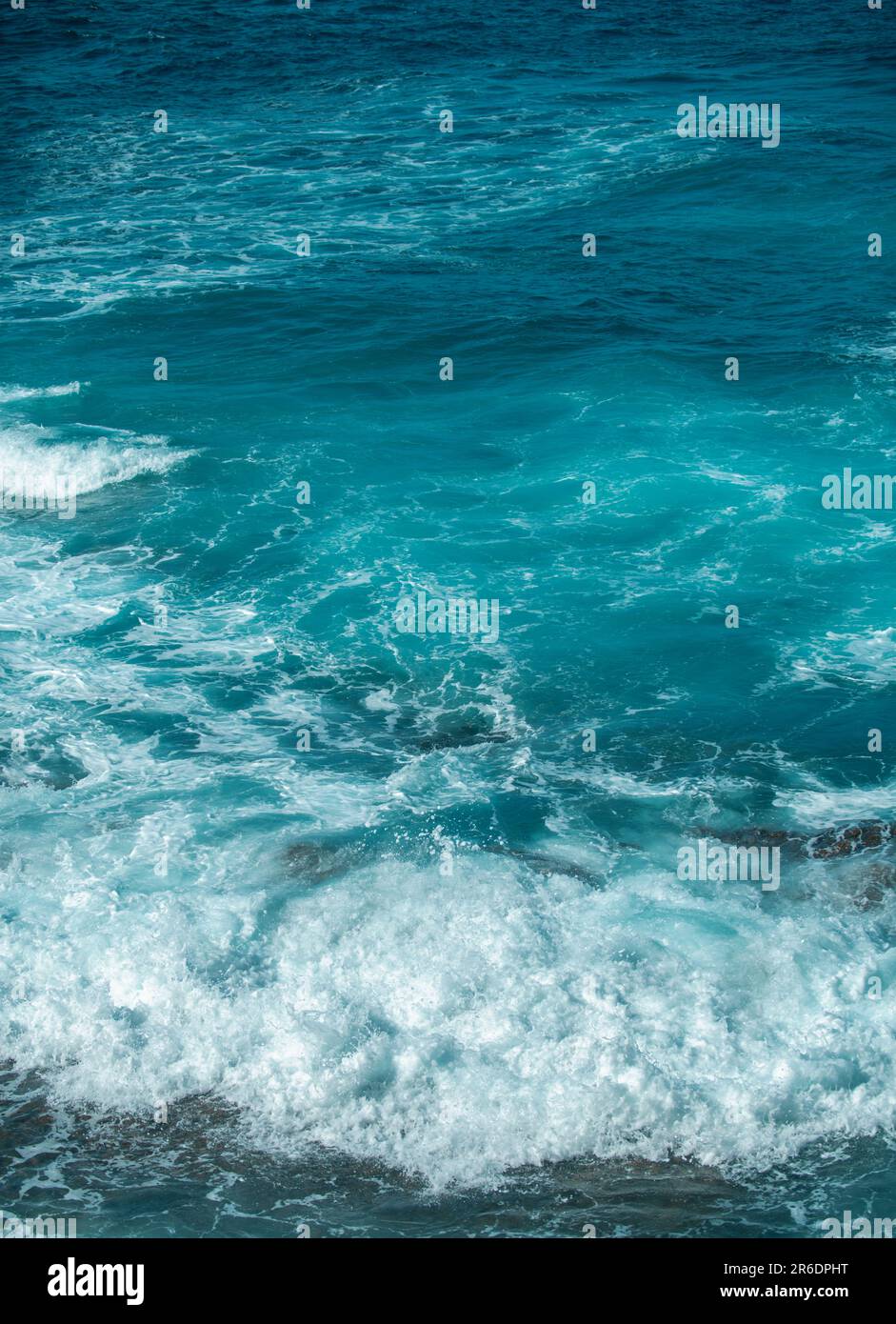 Calm sea water surface texture with splashes and waves. Abstract nature ...