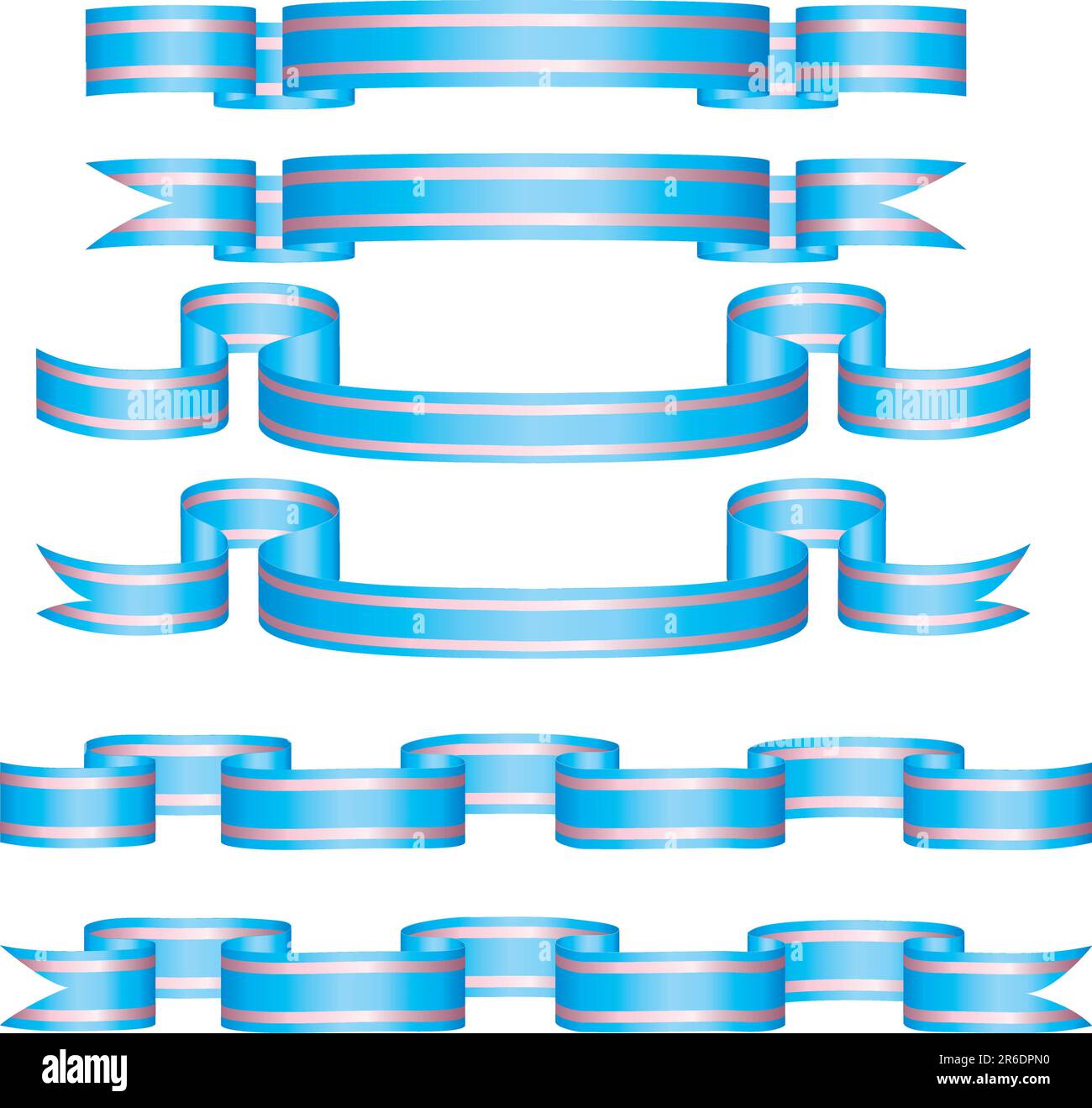 Collection of vector banners in different shape Stock Vector Image ...