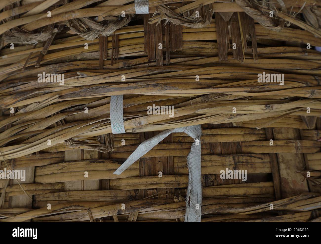 The shadow of the Bamboo basket from Thailand Stock Photo - Alamy