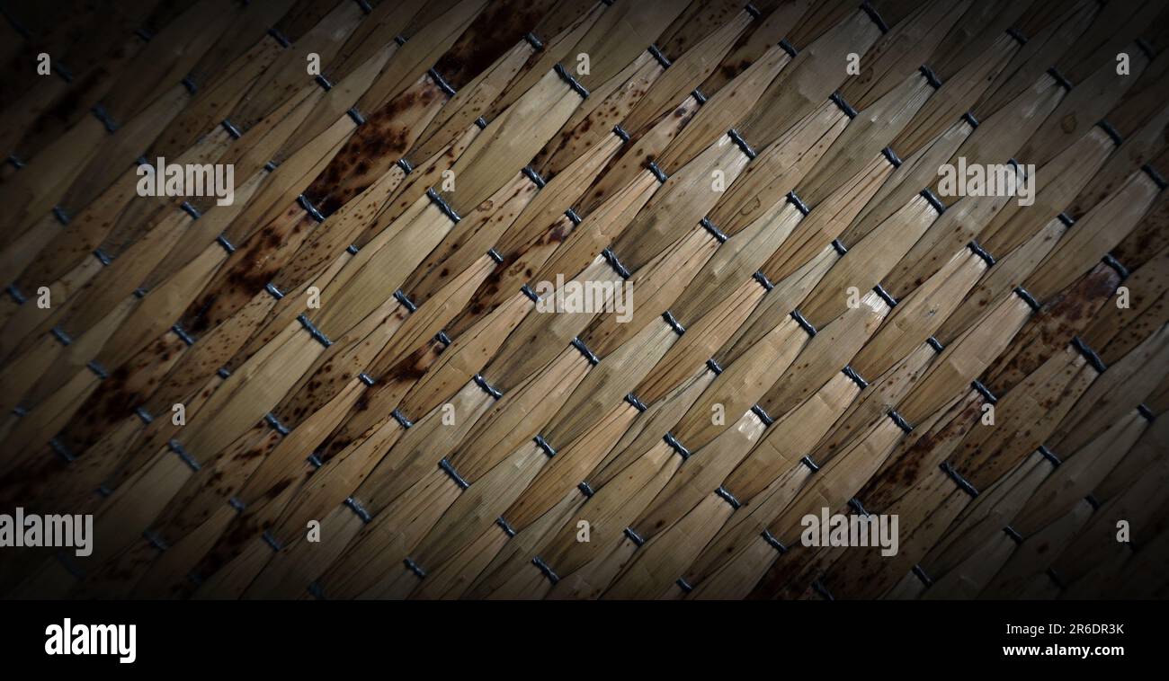 The shadow of the Bamboo basket from Thailand Stock Photo - Alamy