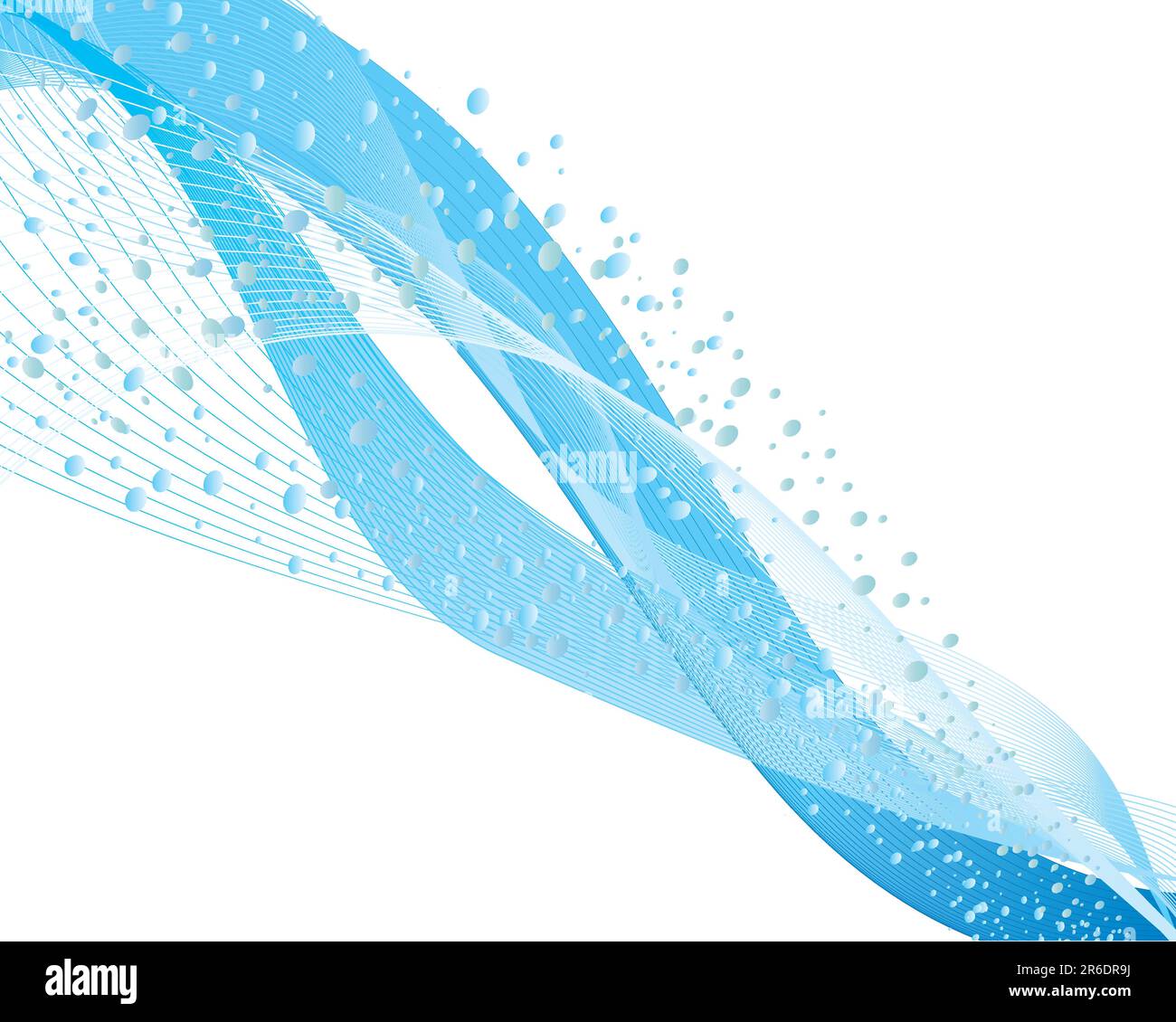 Abstract water vector background with bubbles of air Stock Vector Image ...