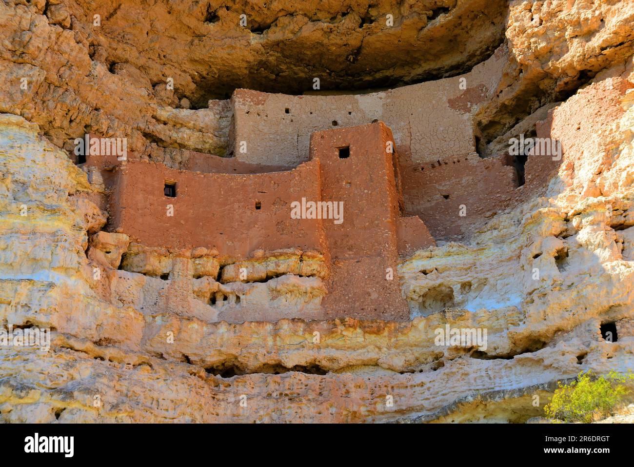 Montezuma's Castle National Monument cliff dwelling ruins, located near ...