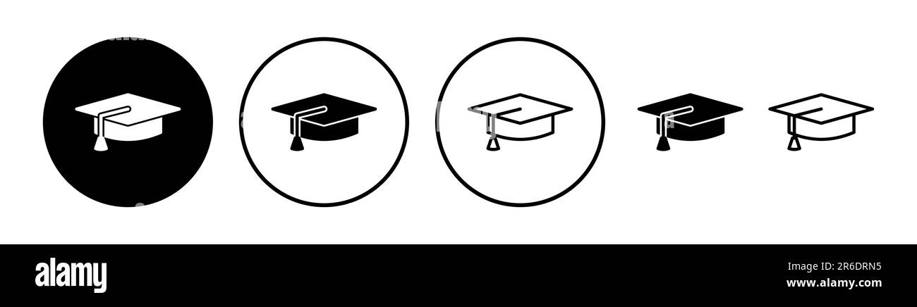Education icon vector. graduation cap icon vector Stock Vector Image ...
