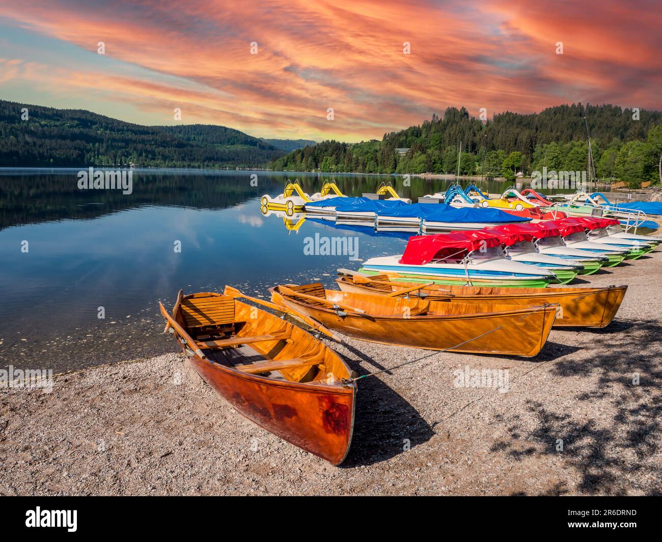 Summer landscape lake titisee in hi-res stock photography and images ...