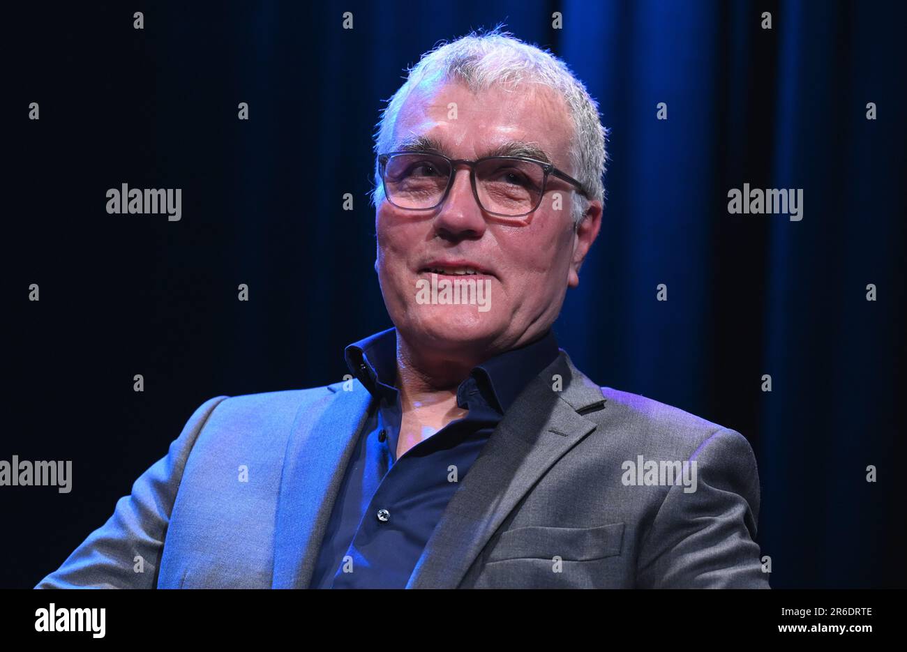 Cologne, Germany. 08th June, 2023. Philosopher Thomas Metzinger speaks ...