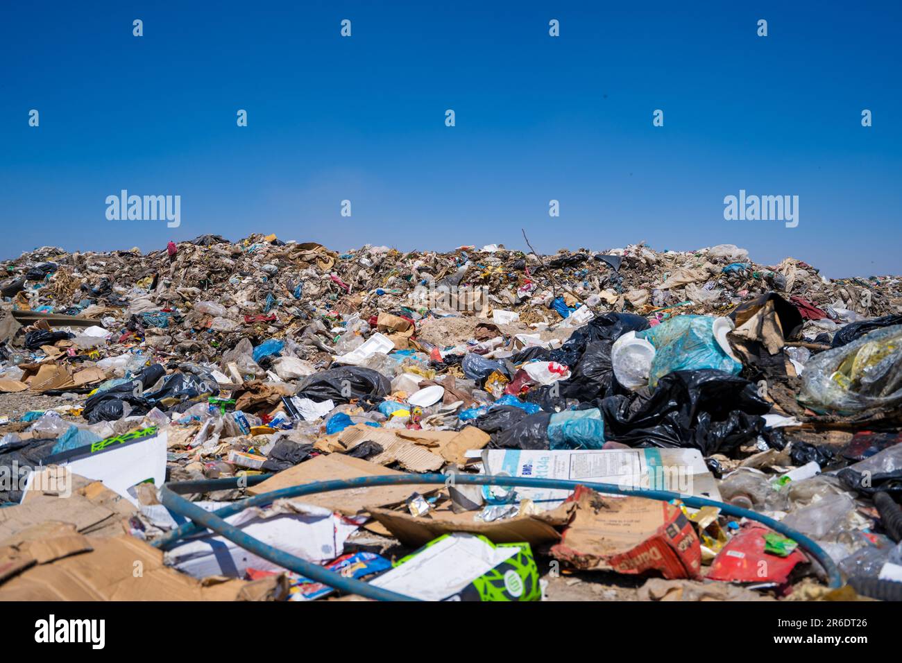 Environmental pollution and garbage in the city dump Stock Photo - Alamy