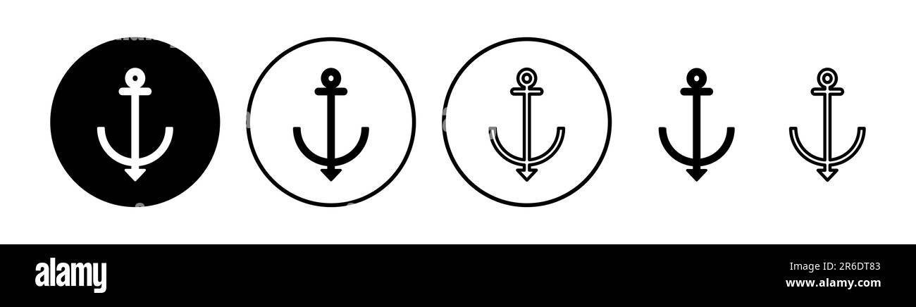 Anchor icon vector. Anchor sign. marine symbol Stock Vector Image & Art ...
