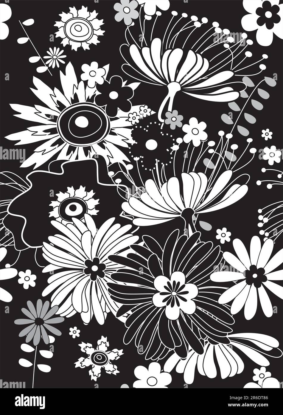 Stylized black white line Stock Vector Images - Alamy