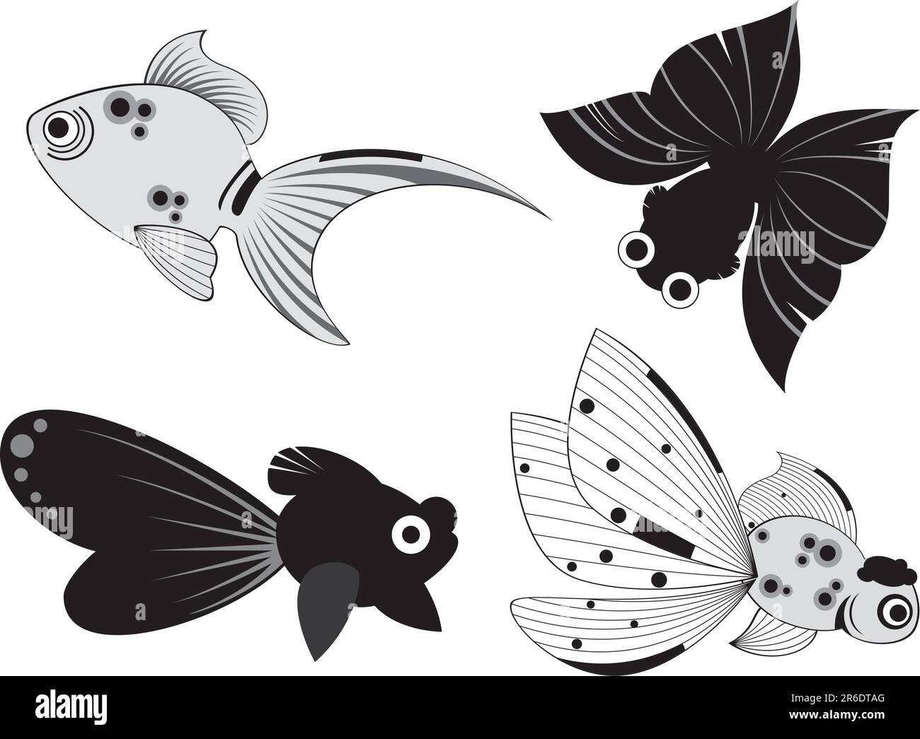 creative fish pattern design Stock Vector Image & Art - Alamy