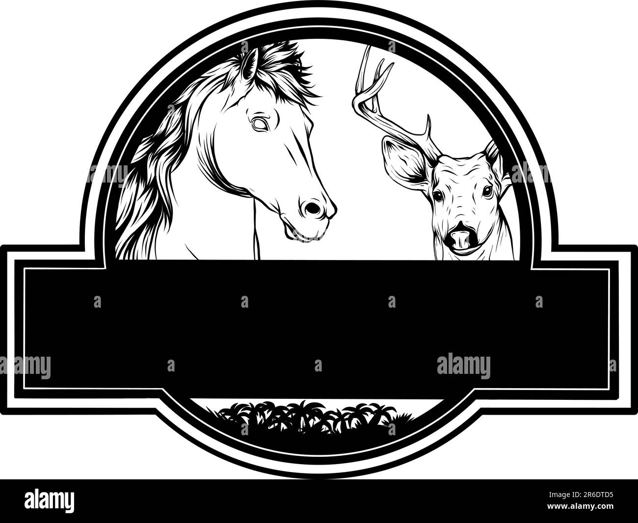 African prairie animal black silhouette logo design. the horse delivers ... African prairie animal black silhouette logo design. the horse delivers ...
