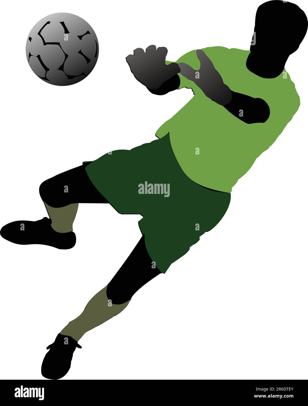 Soccer players. Vector illustration Stock Vector Image & Art - Alamy