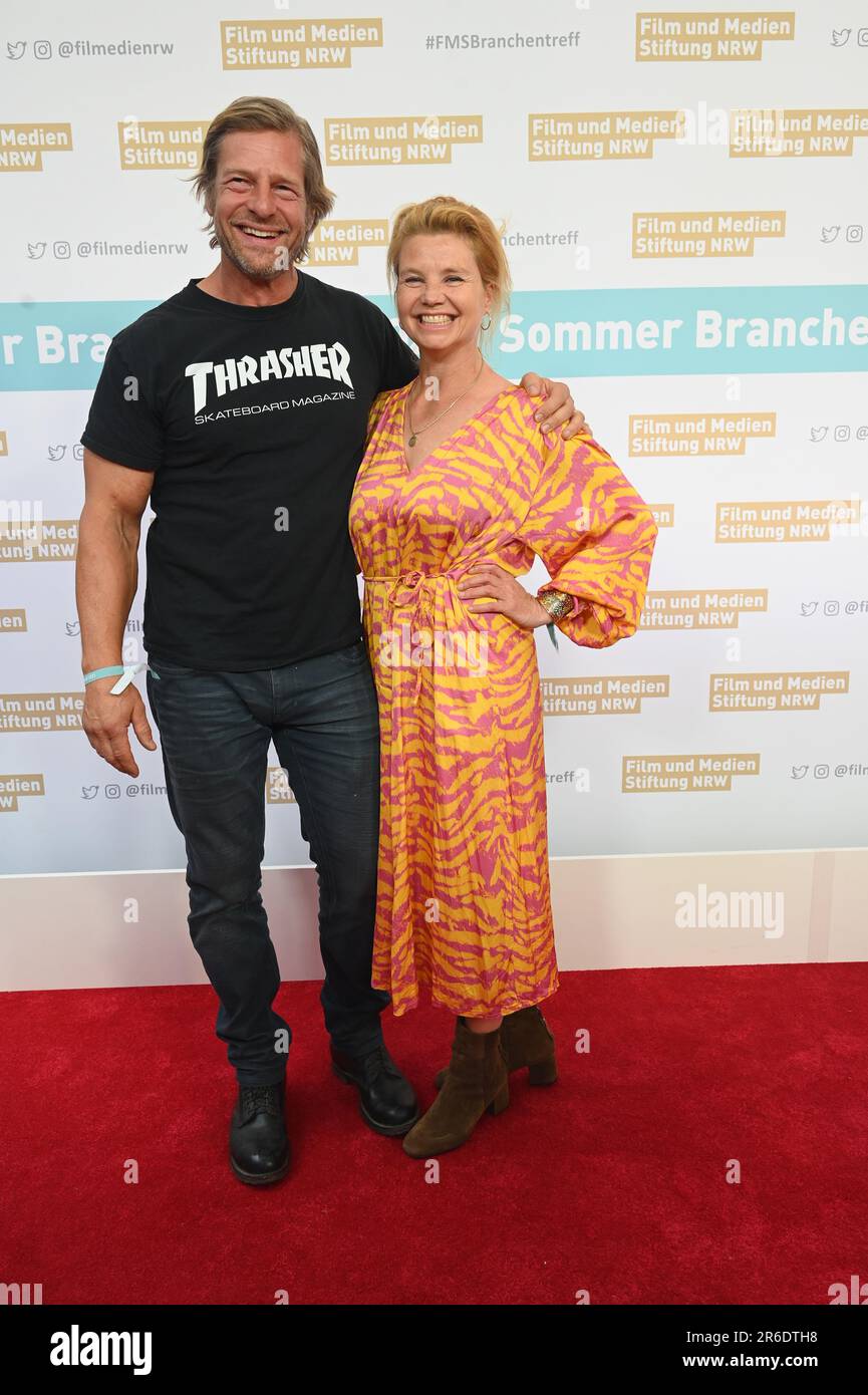 Cologne, Germany. 06th June, 2023. Actor Henning Baum, Annette Frier, l ...
