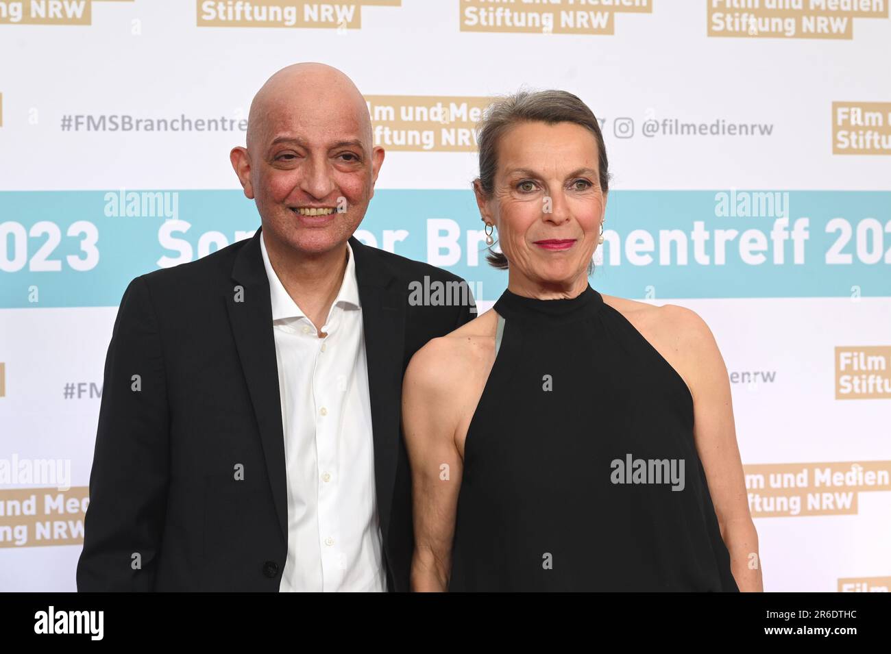 Cologne, Germany. 06th June, 2023. Director Ali Samadi Ahadi with wife ...