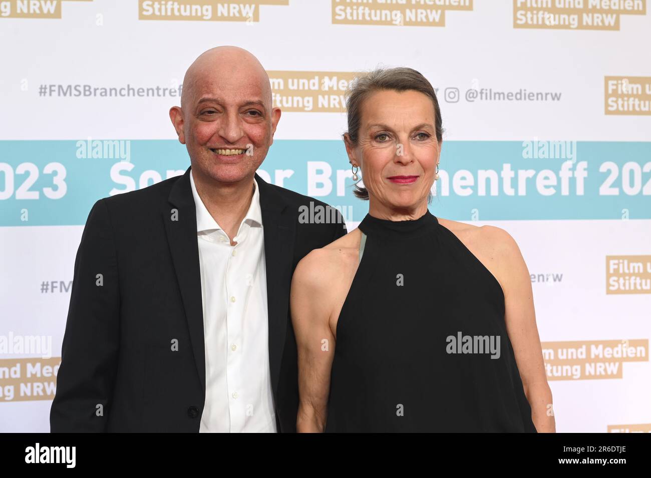 Cologne, Germany. 06th June, 2023. Director Ali Samadi Ahadi with wife ...