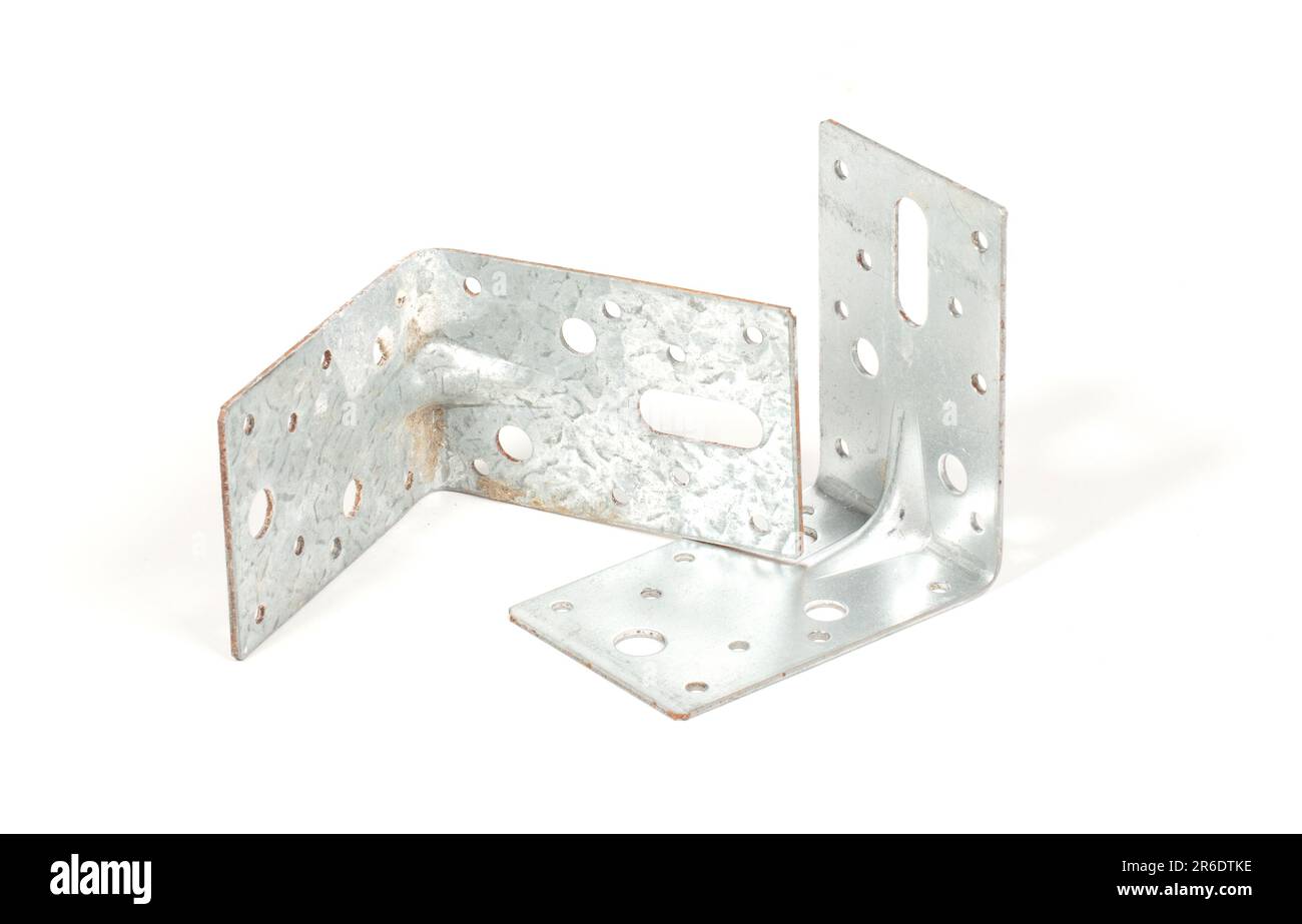 Angle metal profiles, isolated on white background Stock Photo - Alamy