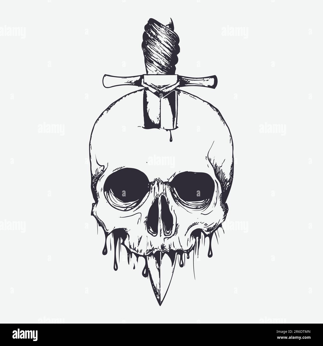 Skull and bones vector Stock Vector Image & Art - Alamy