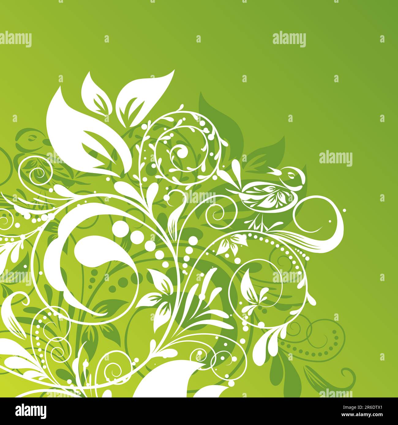 Floral abstract background, vector illustration Stock Vector Image ...