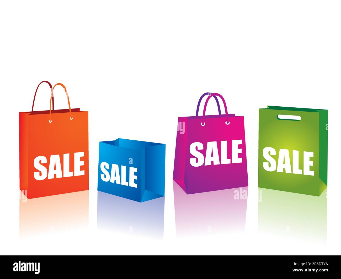 Sale shopping bags vector illustration Stock Vector Image & Art - Alamy