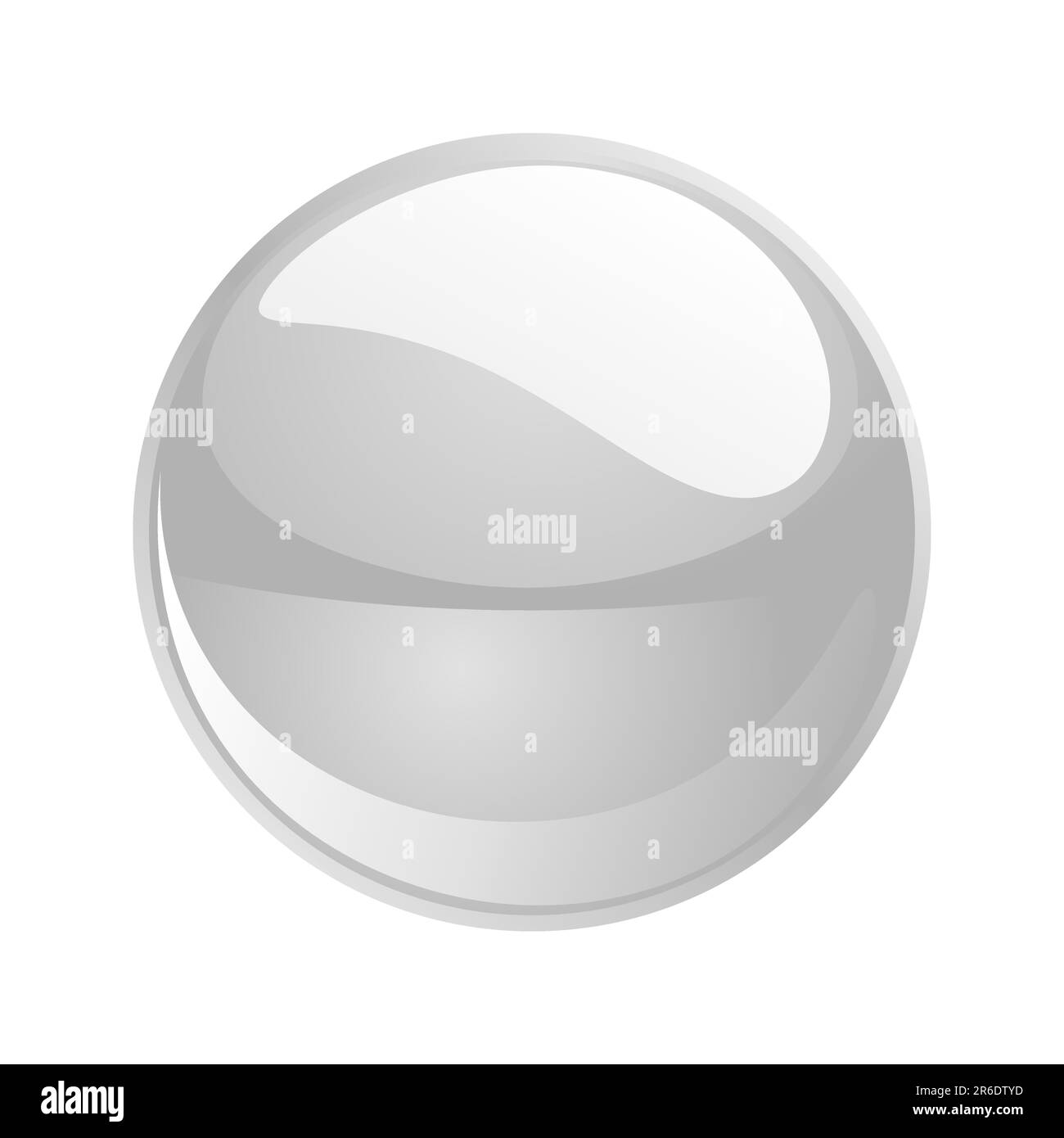 3d illustration white circle Stock Vector Images - Alamy