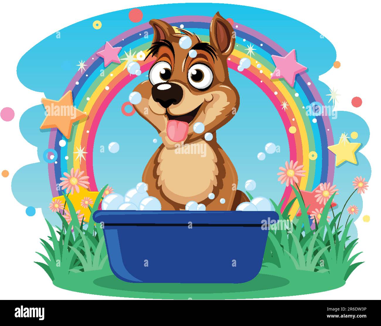 Wet Dog Clip Art