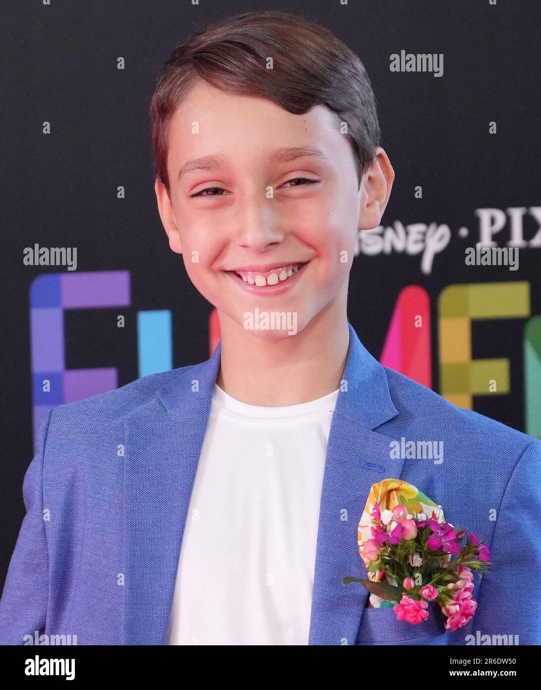 Los Angeles, USA. 08th June, 2023. Mason Wertheimer arrives at the ...