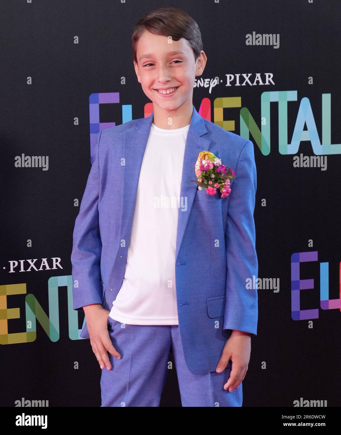 Los Angeles, USA. 08th June, 2023. Mason Wertheimer arrives at the ...