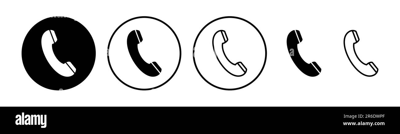 Call icon vector. phone icon vector Stock Vector Image & Art - Alamy