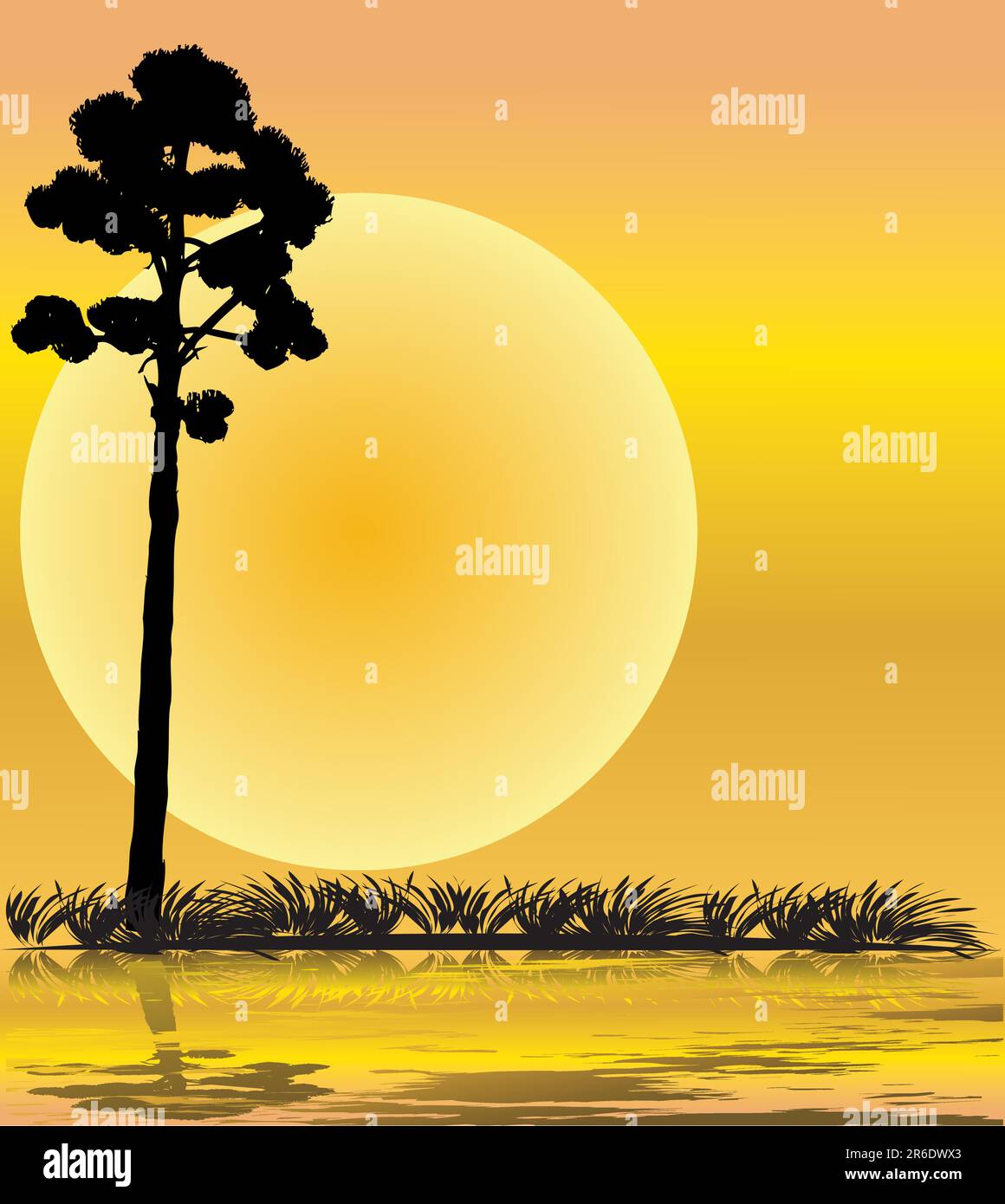 background with tree Stock Vector Image & Art - Alamy