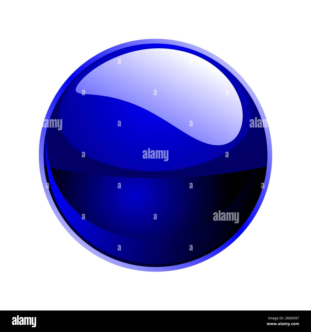 3d vector dark blue sphere Stock Vector Image & Art - Alamy