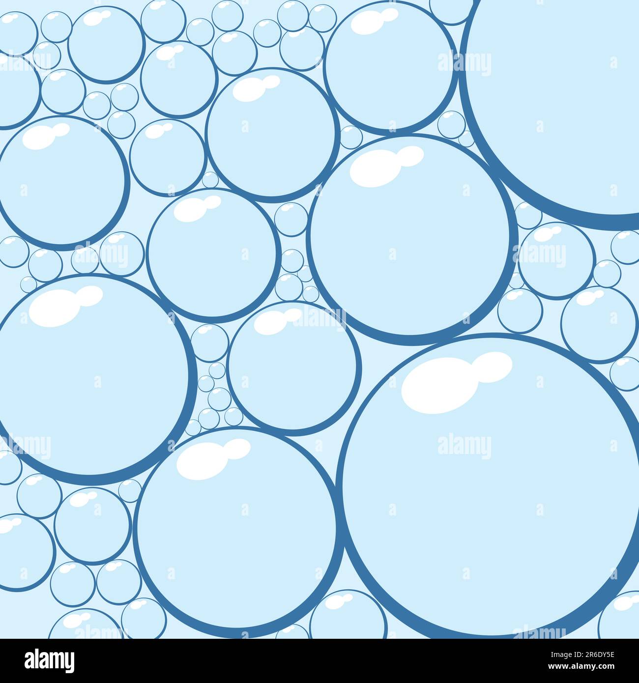 blue bubbles vector illustration Stock Vector Image & Art - Alamy