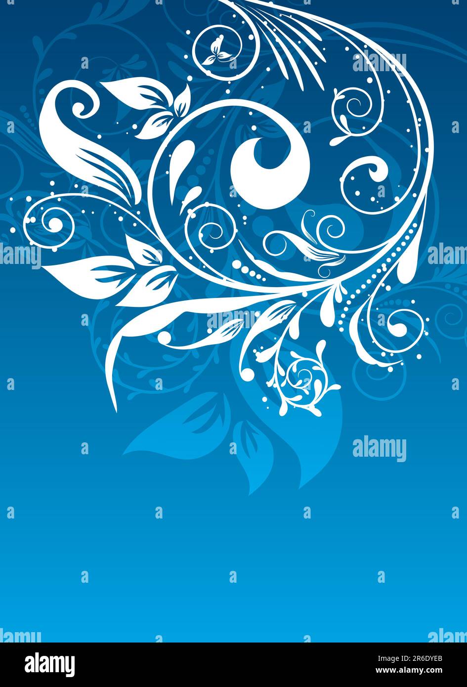 Floral abstract background, vector illustration Stock Vector Image ...