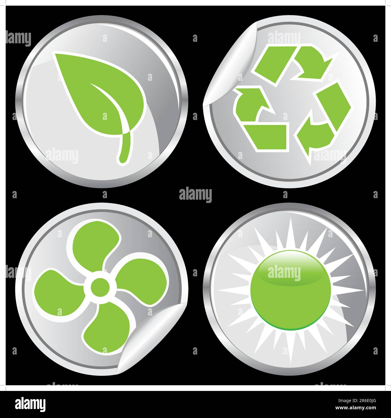 Recycling buttons hi-res stock photography and images - Alamy