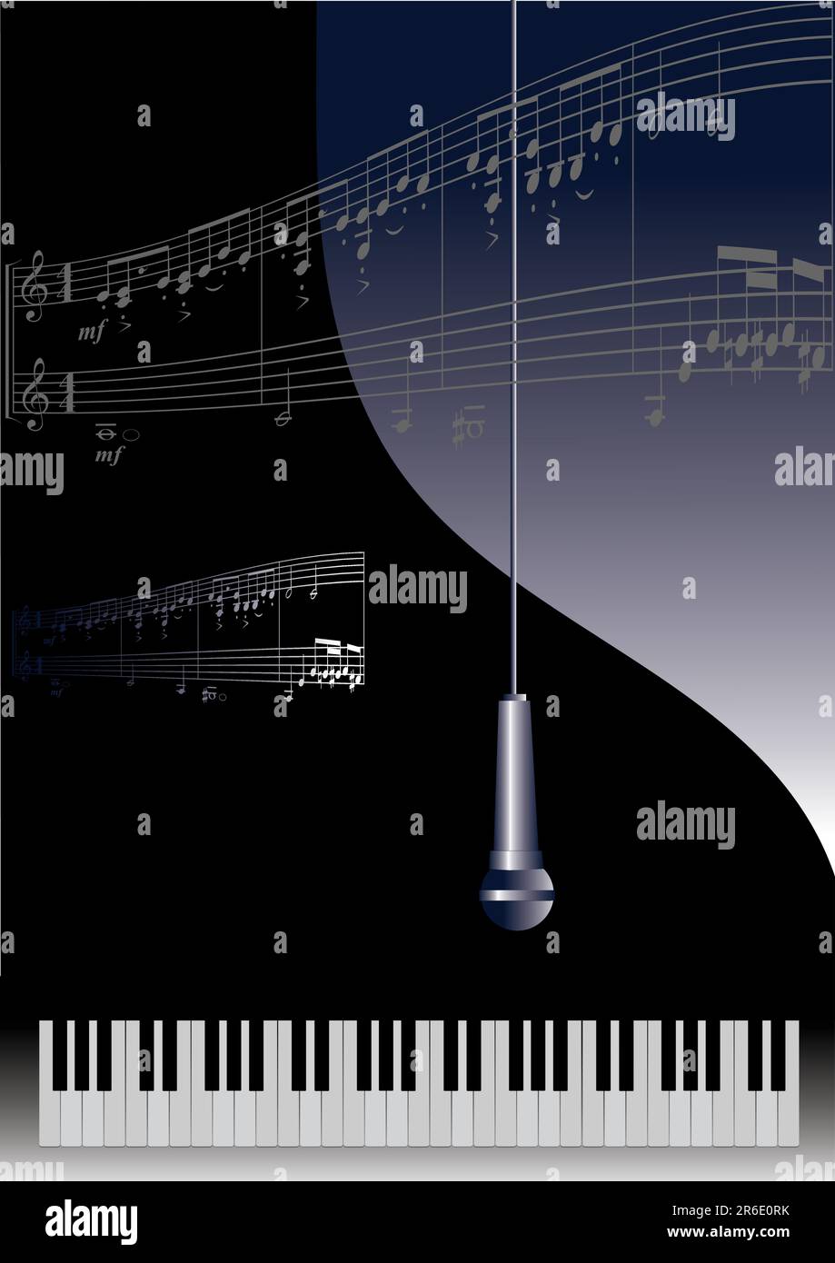 Music printing Stock Vector Images - Alamy