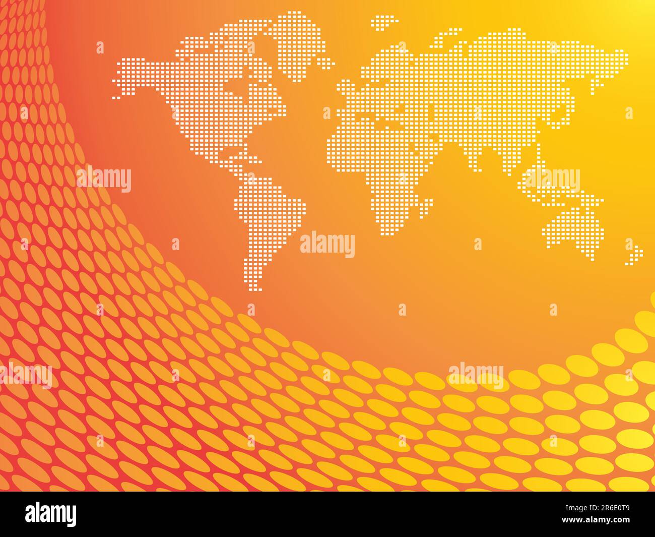 Illustrated world map on abstract background Stock Vector Image & Art ...