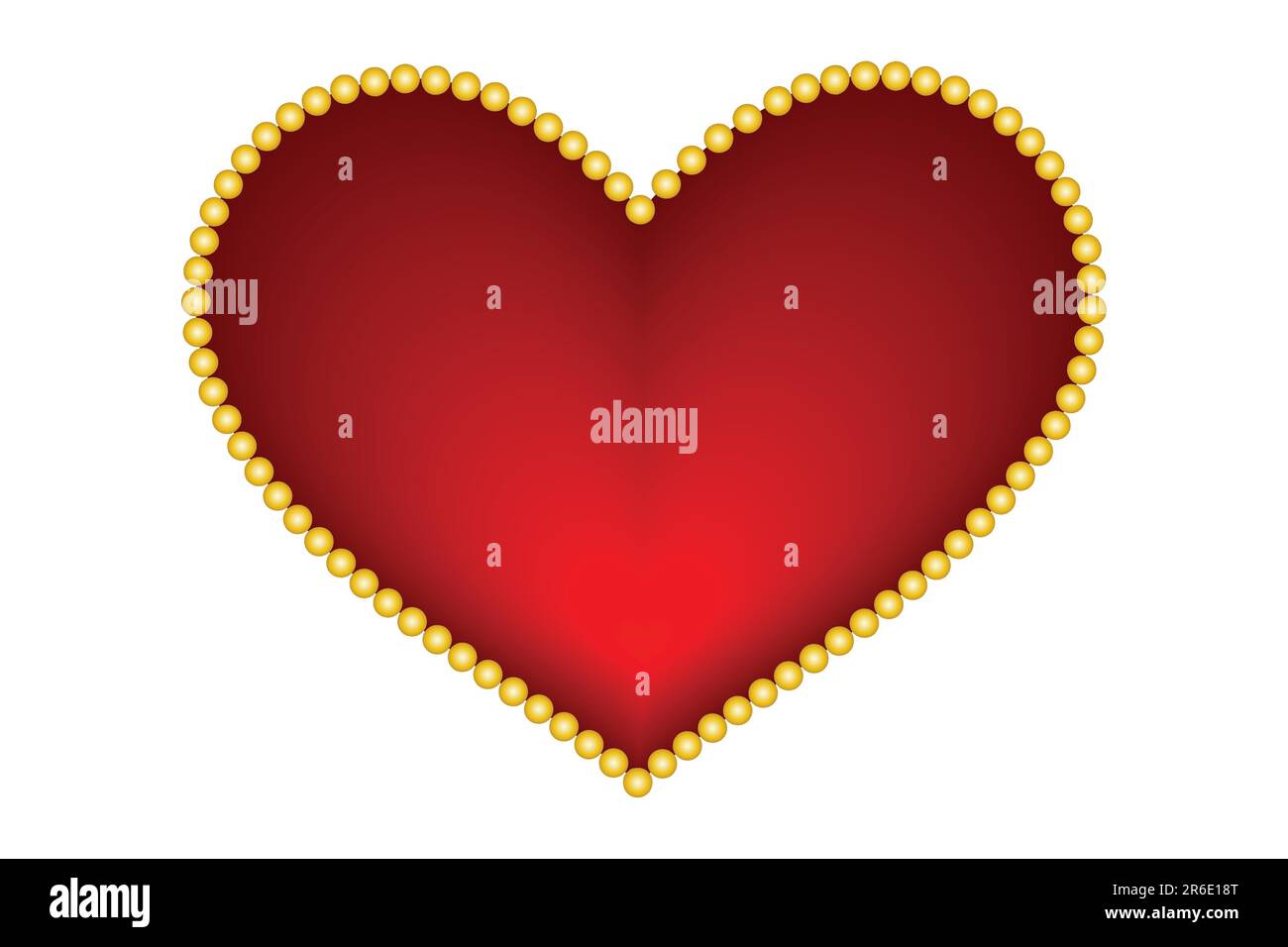 Valentine background with one hearts big in center Stock Vector Image ...