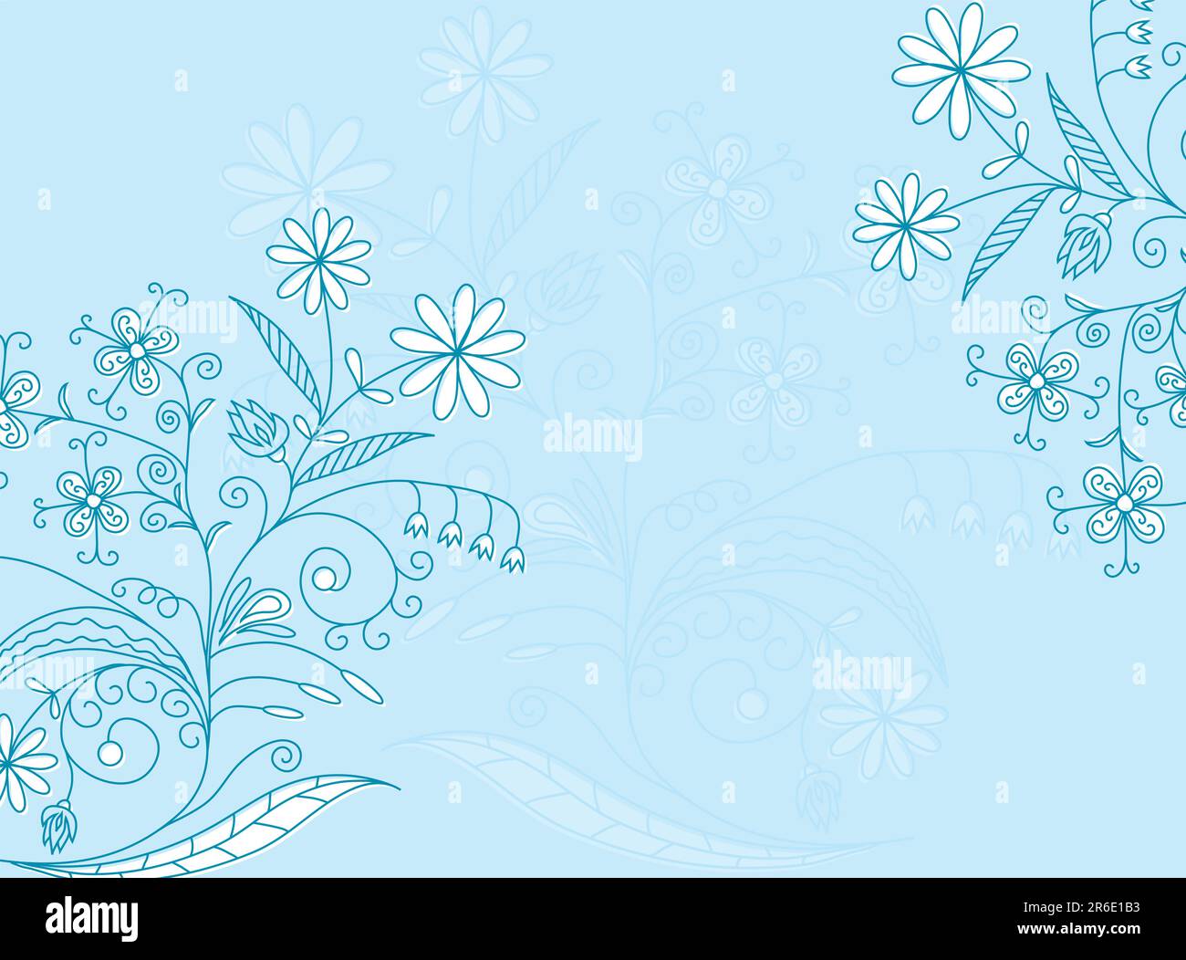 Floral abstract background, vector illustration Stock Vector Image ...
