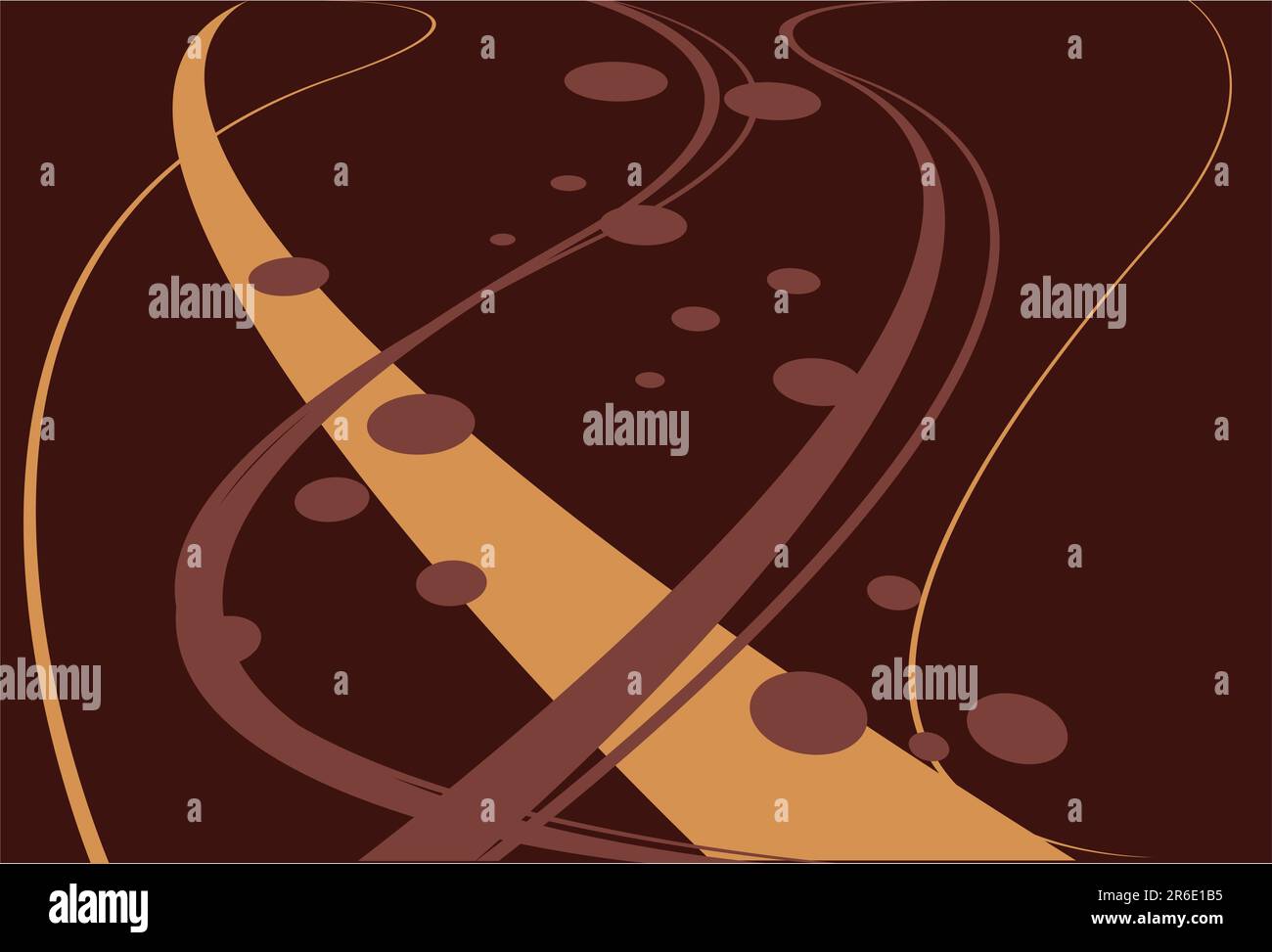 Vector illustration of brown background Stock Vector Image & Art - Alamy