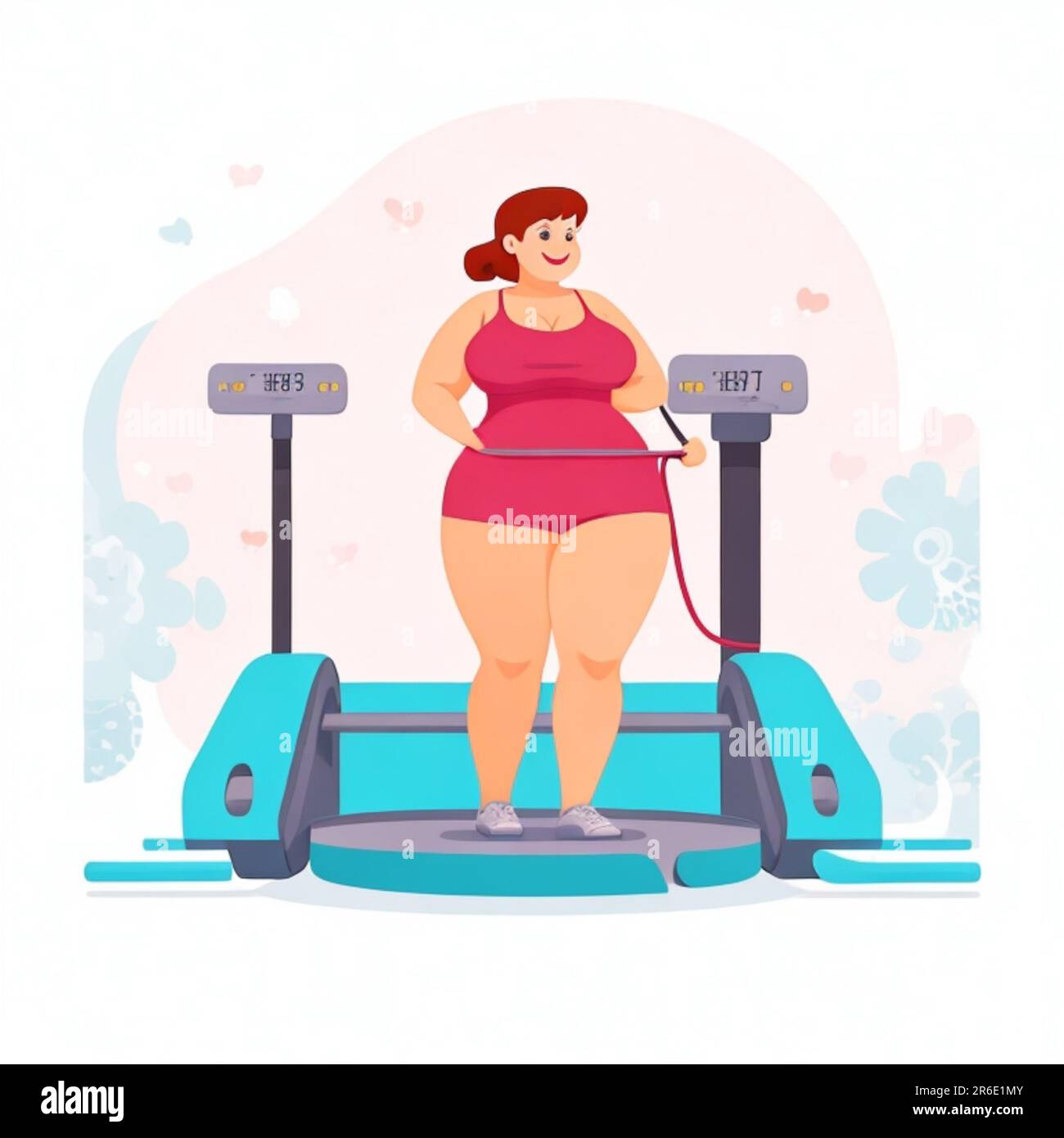 Overweight cartoon character hi-res stock photography and images - Alamy